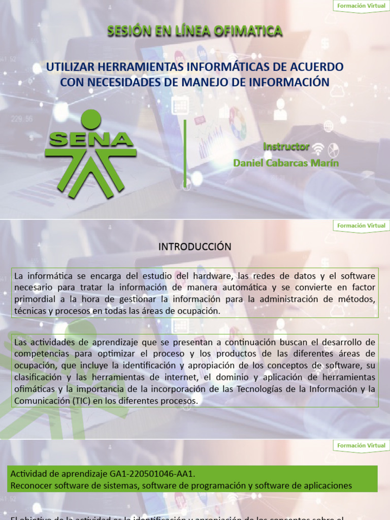 Sesión en Línea Ofimatica | PDF | Software | Internet