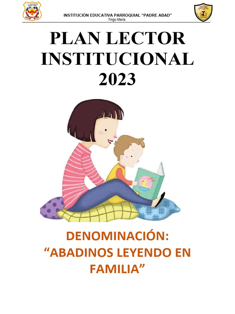 PROYECTO - PLAN LECTOR 2023 (Corregido) | Descargar gratis PDF | Aprendizaje | Cognición