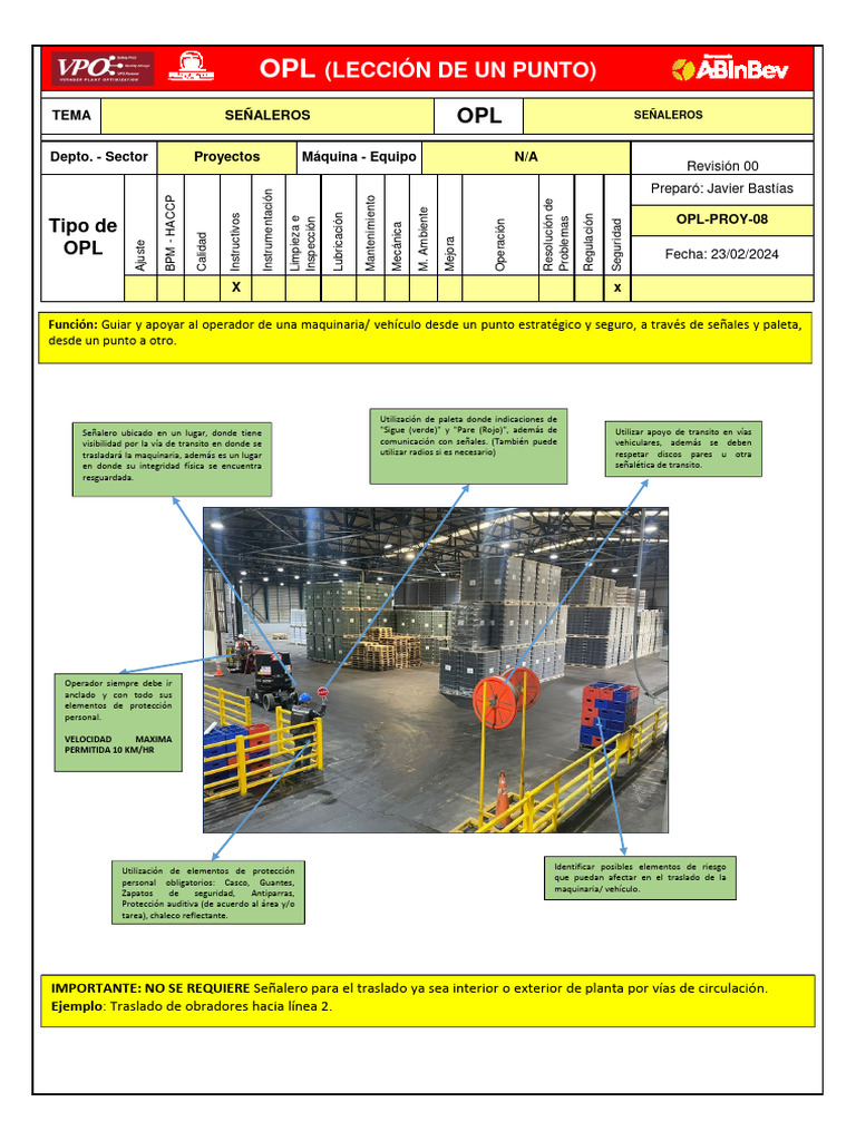 Opl-Proy-08 Señaleros | PDF
