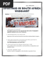 Summary of Key Apartheid Laws | PDF | Apartheid | Black People