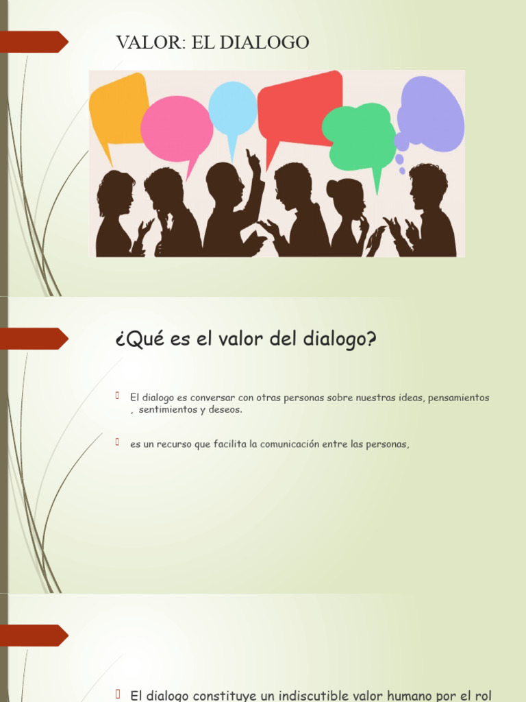 El Valor del Diálogo en la Comunicación | PDF | Ira | Las emociones