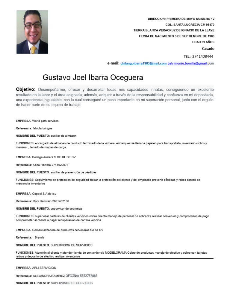 CV Gio 100124 | PDF | Business