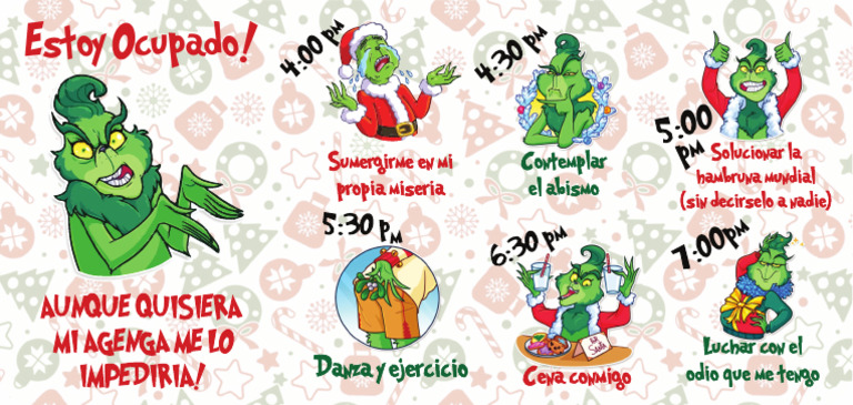 Horario Grinch Taza | PDF