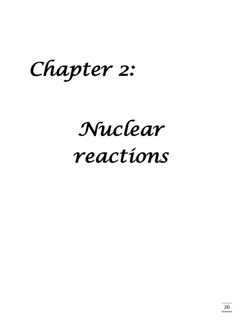 chapter 2 (1) | PDF | Atomic Nucleus | Electronvolt