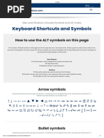 Trading View Shortcut Keys | PDF | Keyboard Shortcut | Computer Keyboard