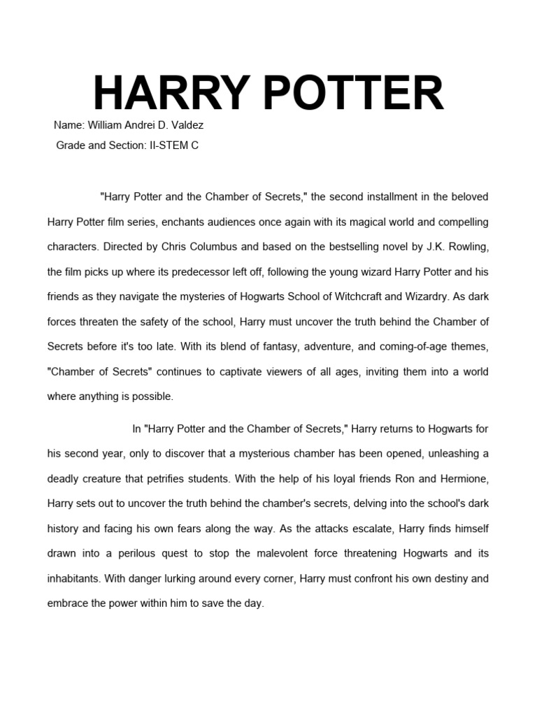 Harry Potter | PDF | Harry Potter