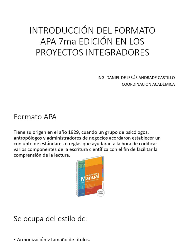 Introducción Del Formato Apa 7ma Edición en Los-1 | Descargar gratis ... Introducción Del Formato Apa 7ma Edición en Los-1 | Descargar gratis ...