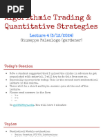 WorldQuant Tutorial | PDF | Hedge Fund | Stocks