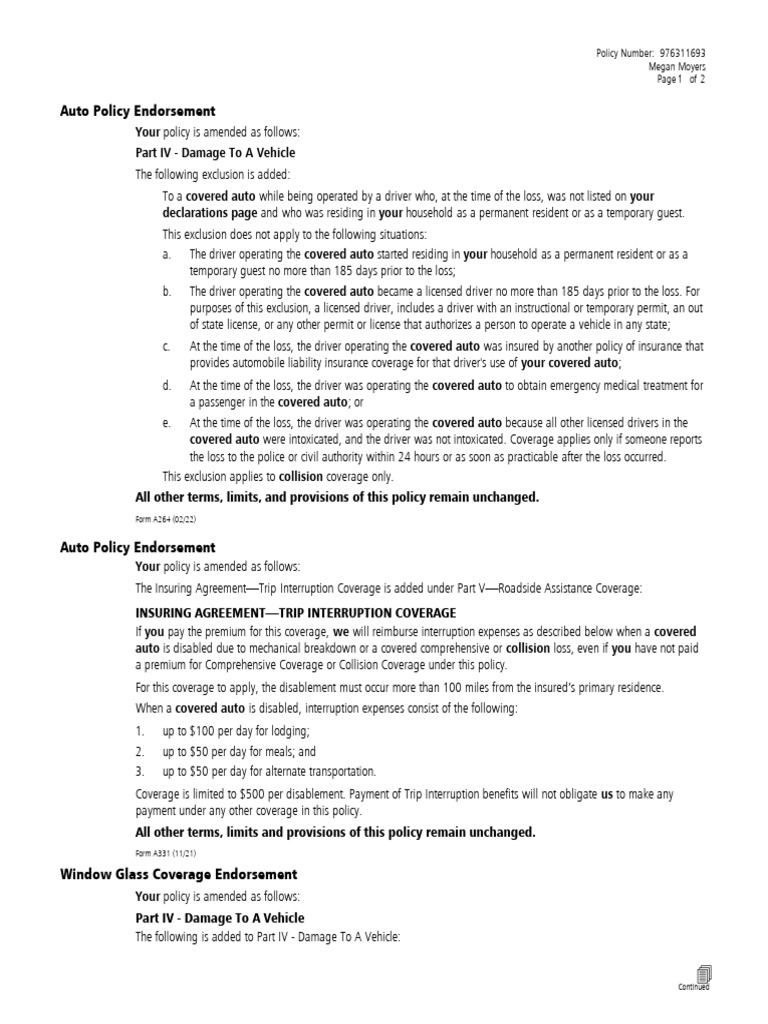 Policy Document | PDF | Insurance | Traffic Collision