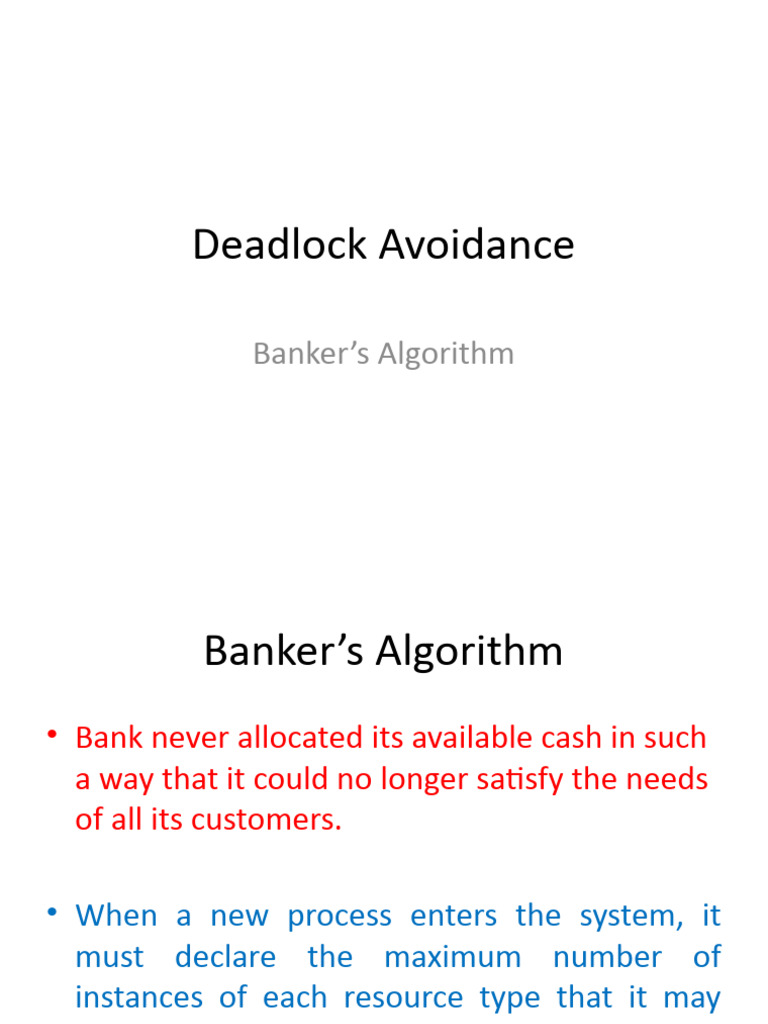Unit 2 Bankers Algo Pdf Theoretical Computer Science Computer Science