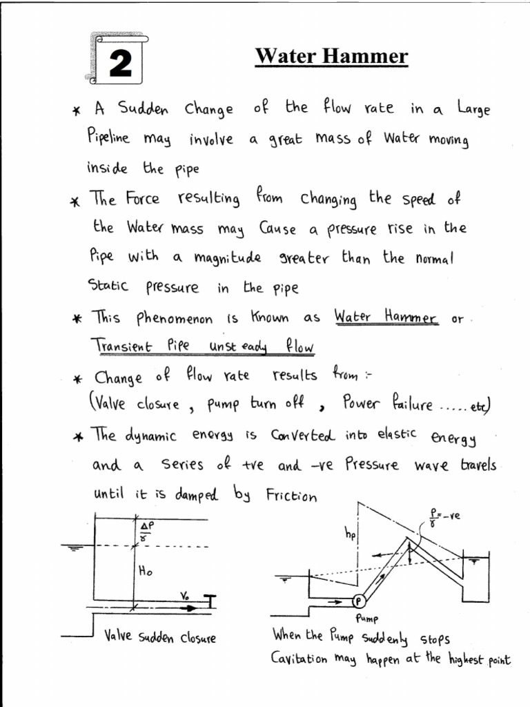 02-Water Hammer | PDF