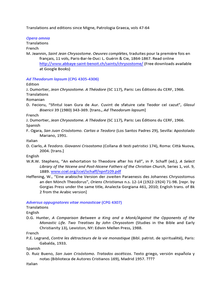 Modern_editions_and_translations_of_Chry | PDF