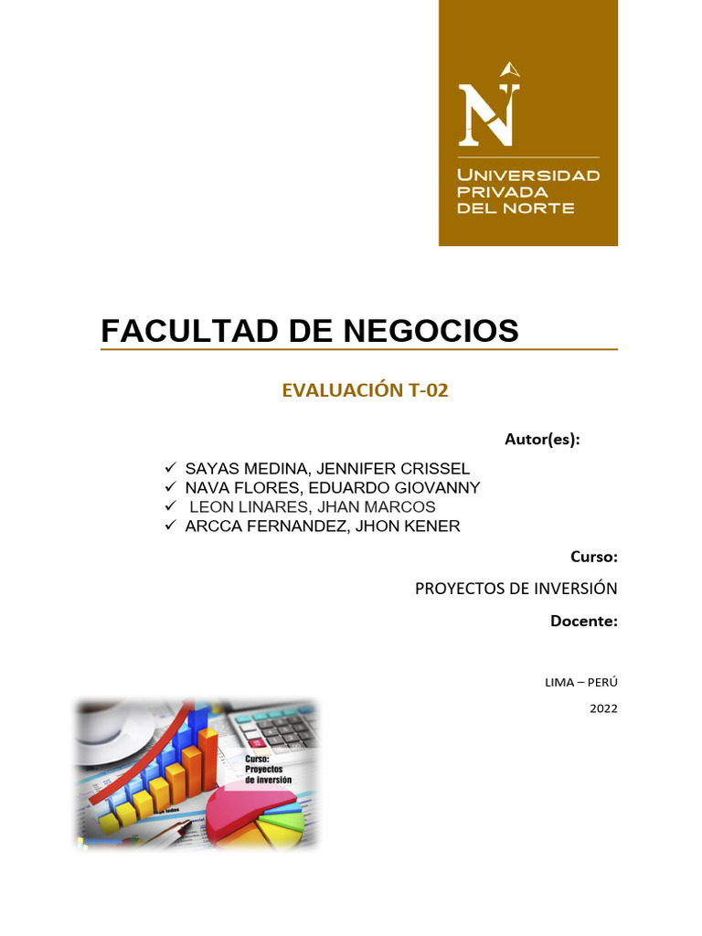T2 ProyectosdeInversion Nava+Flores+Eduardo+Giovanny | PDF | Business ...