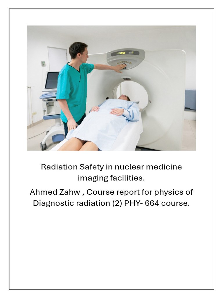 Radiation Safety in Nuclear Medicine Imaging Facilities | PDF ...