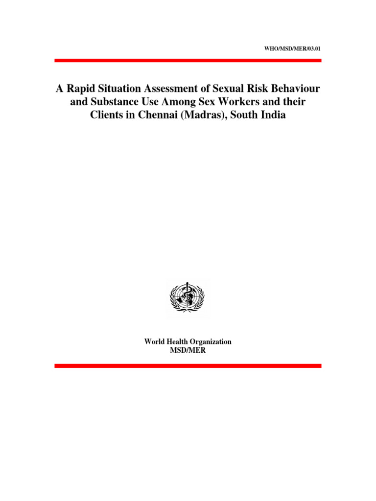 Sexual Behaviour Assessment Chennai | PDF | Safe Sex | Substance Abuse