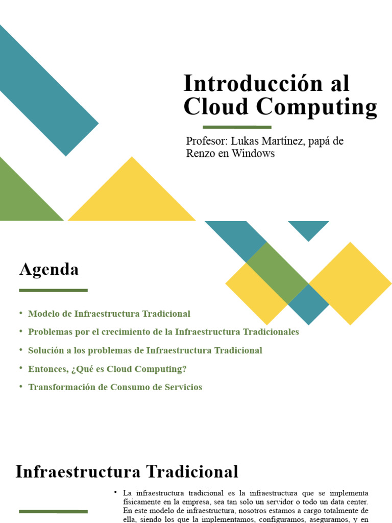 Introducción Al Cloud Computing | PDF | Computación en la nube | Hardware de la computadora