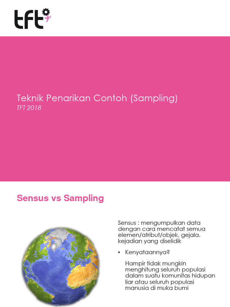 Teknik - Penarikan Contoh TFT | PDF