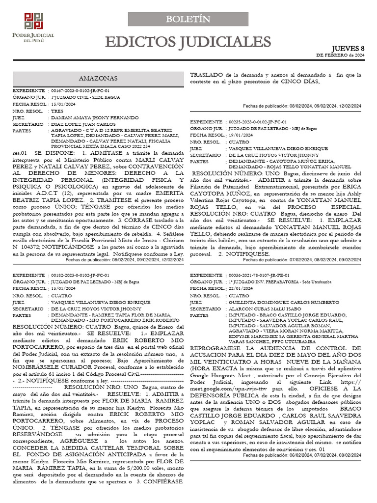 Boletin_08_02_2024 | PDF | Fiscal | Demanda judicial Boletin_08_02_2024 | PDF | Fiscal | Demanda judicial