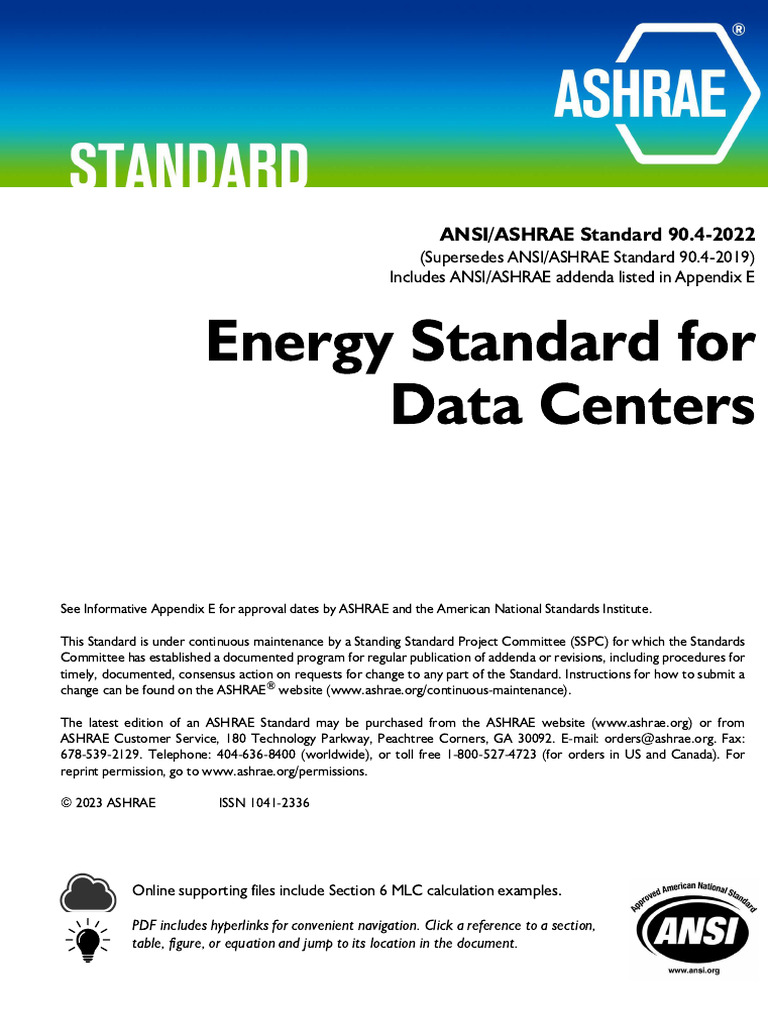 ANSI ASHRAE Standard 90.4-2022 | PDF | Data Center