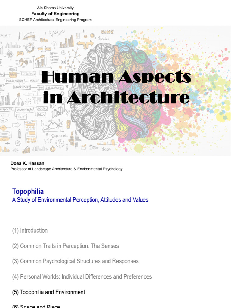 05-Topophilia Environment | PDF | Aesthetics | Experience