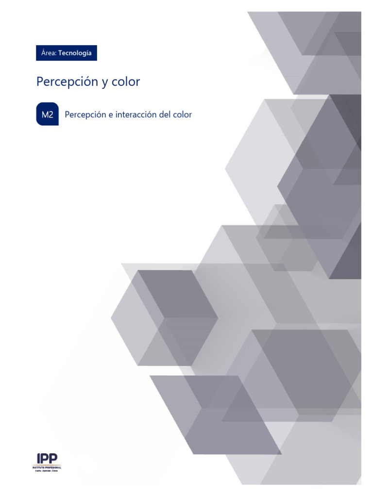 M2 - Percepción y Color | PDF | Color | Percepción