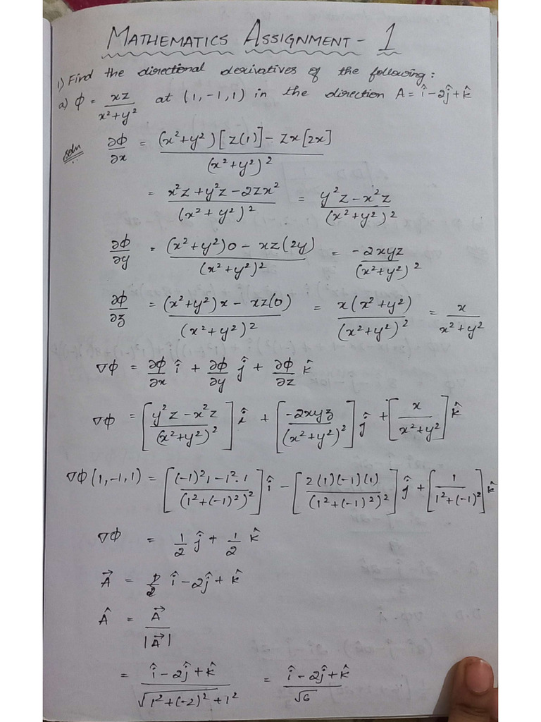 Maths Assignment | PDF