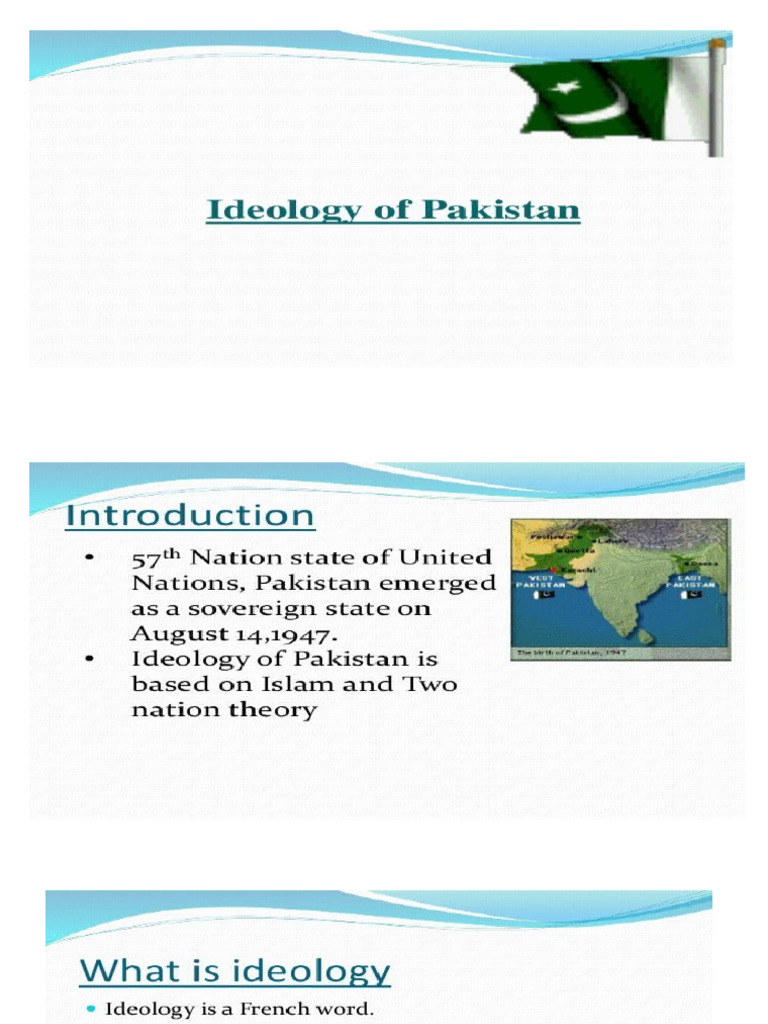 Ideology of Pakistan | PDF