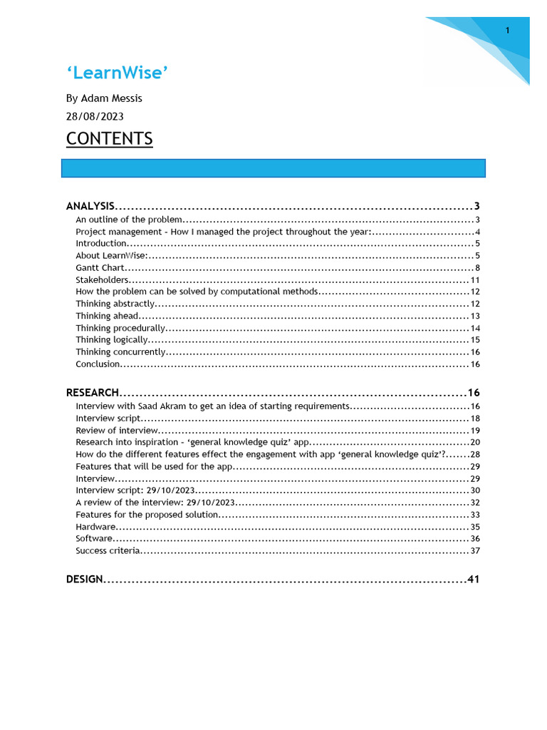 Adam Coursework | PDF | Databases | Usability