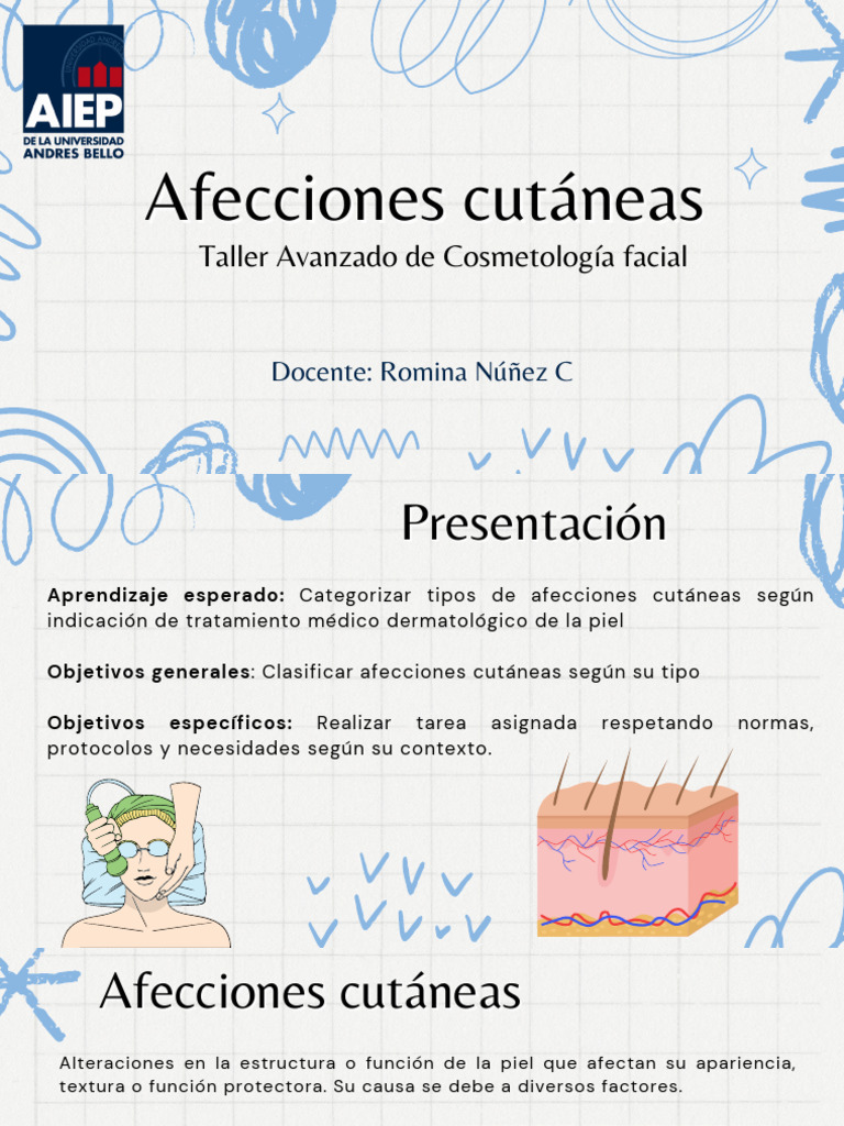Clasificación de Afecciones Cutáneas | PDF | Piel | Epidermis