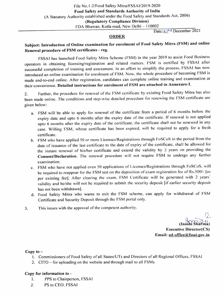 61c2f838c80b5order FSM Certificate 22 12 2021 | PDF