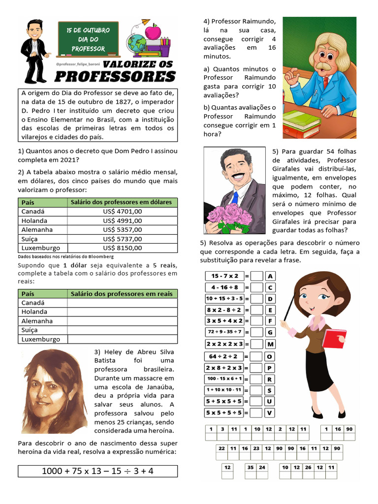 26 Dia dos Professores | PDF