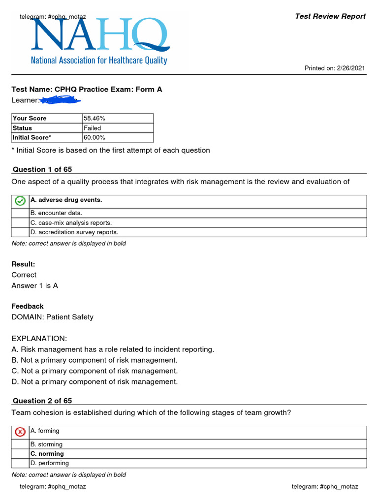 Mock 2021 Part A (WTE) | PDF | Patient Safety | Data Analysis