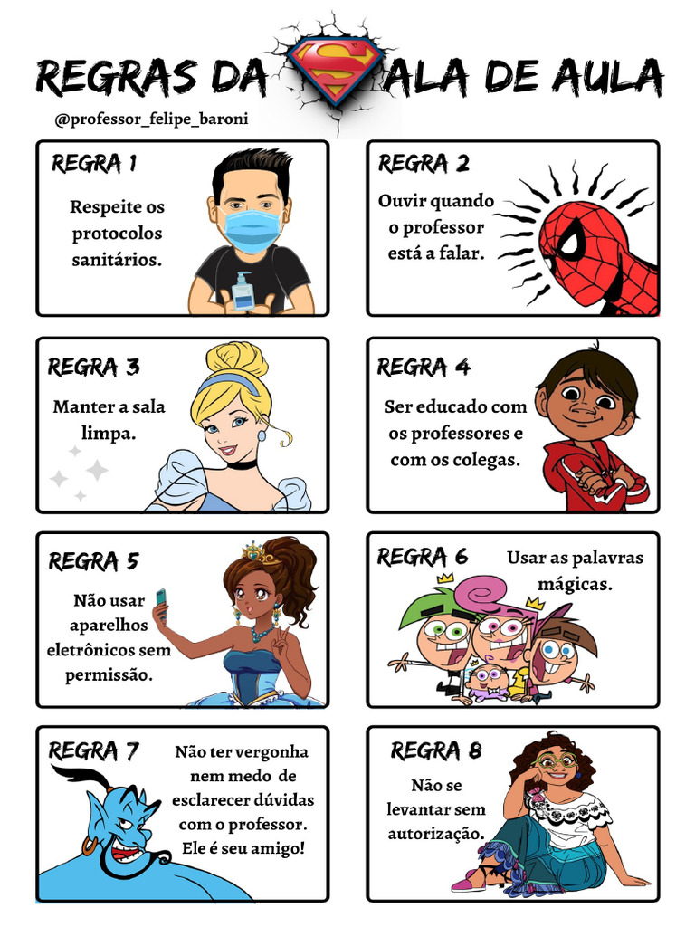 35 Regras Da Sala de Aula | PDF