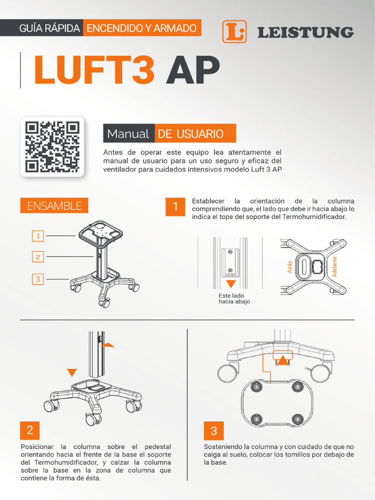 Guia Rapida Encendido y Armado LUFT 3 AP - A4 - WEB | PDF