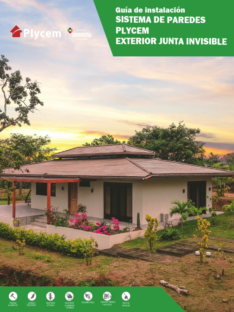 Manual de Instalacion Plycem - Exterior Junta Invisible | PDF ...