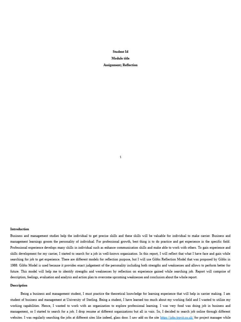 Reflection on Modules.docx | PDF | Motivation | Motivational