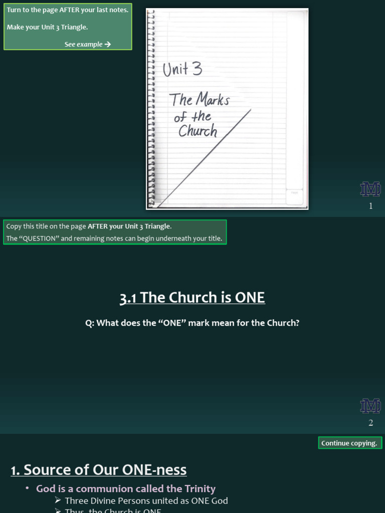 Church Unity and Diversity Explained | PDF | Catholic Church | Trinity