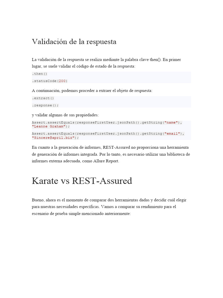Validación de La Respuesta | PDF | Java (lenguaje de programación) | Biblioteca (informática)