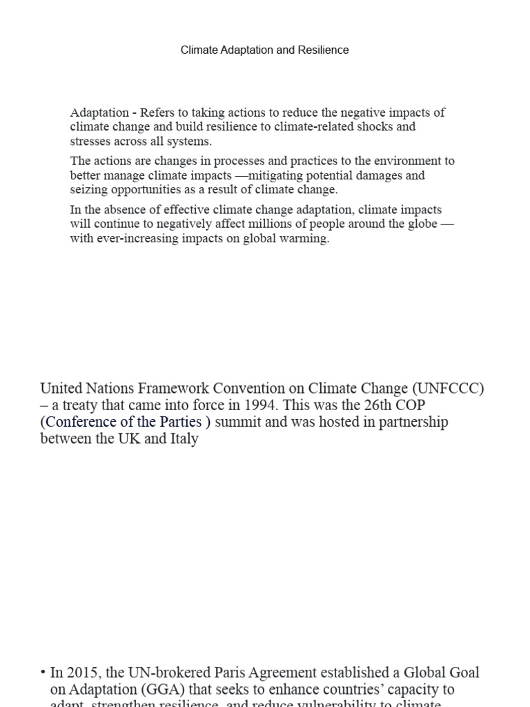 Module 3a | PDF | Climate Change | Climate Resilience