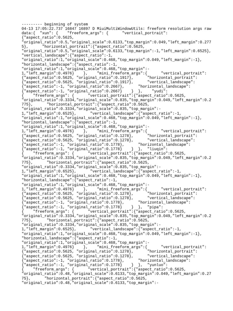 logcat1713002741352 | PDF | Computing | Software
