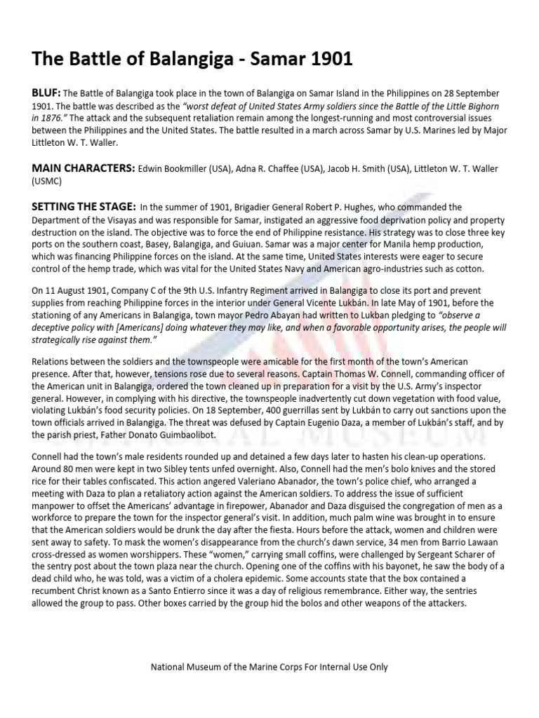 1_battle_of_balangiga (4) | PDF | Military
