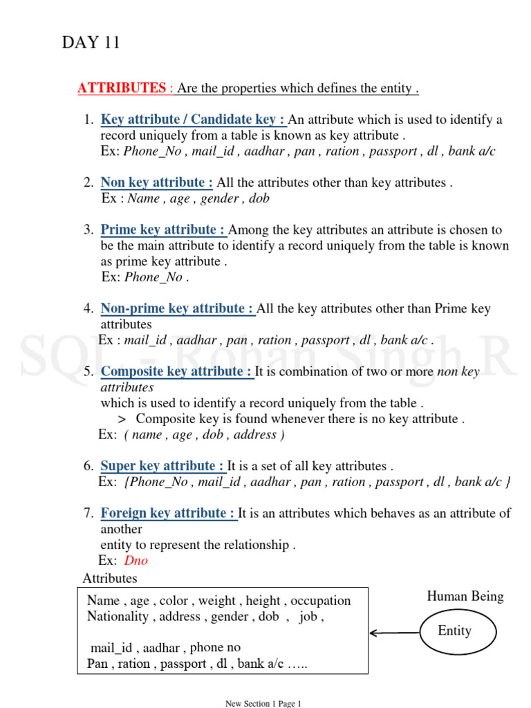 Understanding Database Attributes and Dependencies | PDF | Data ...