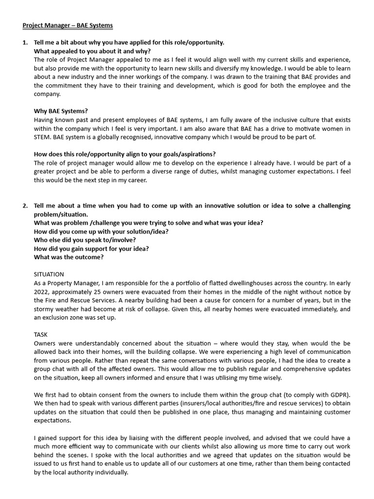 Project Manager | PDF | Experience | Knowledge