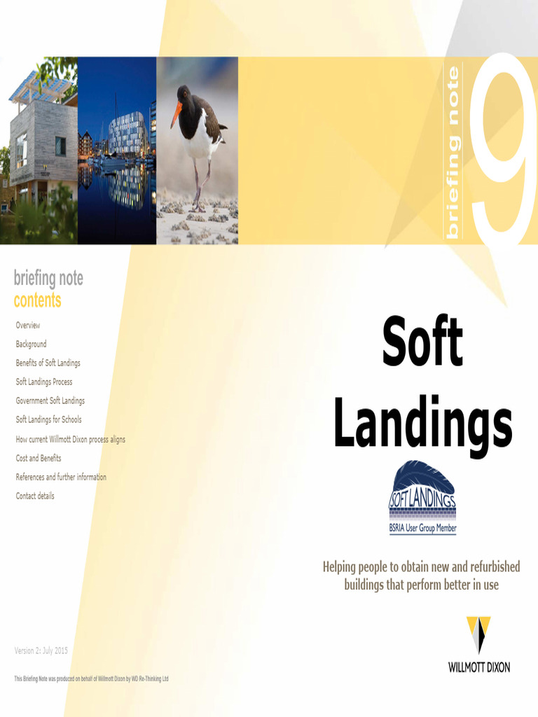 Soft Landings: Building Handover Process | PDF | Building Information ...