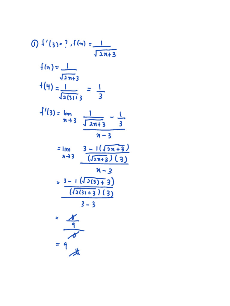 Exercise Differentiation | PDF