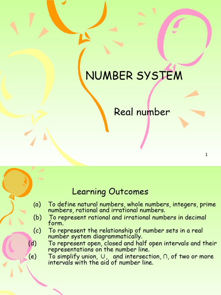 Real Numbers - 1hour | PDF | Numbers | Rational Number
