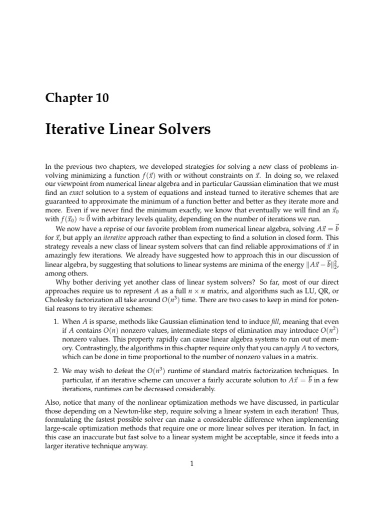 chapter10 | PDF | System Of Linear Equations | Matrix (Mathematics)