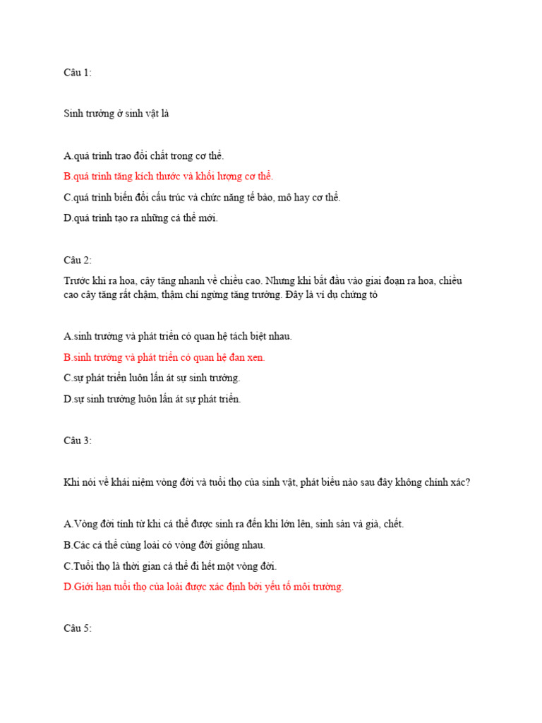 Sinh 11 cánh diều ck2 | PDF