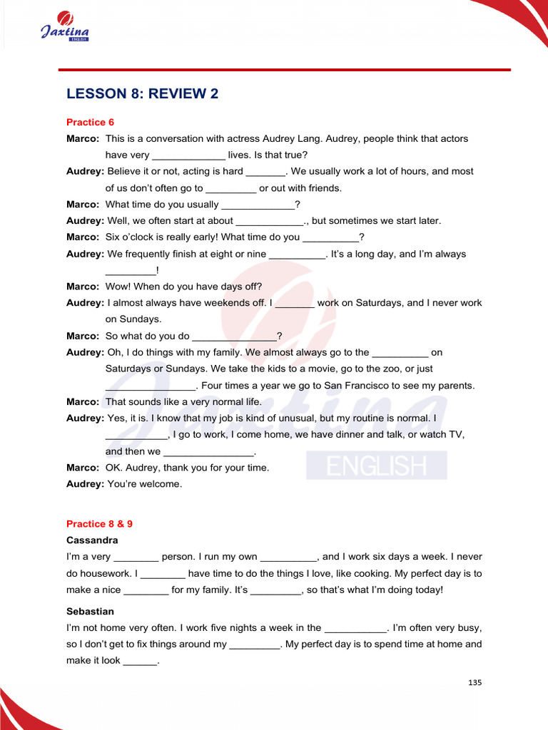 L8 - Listening Practice | PDF