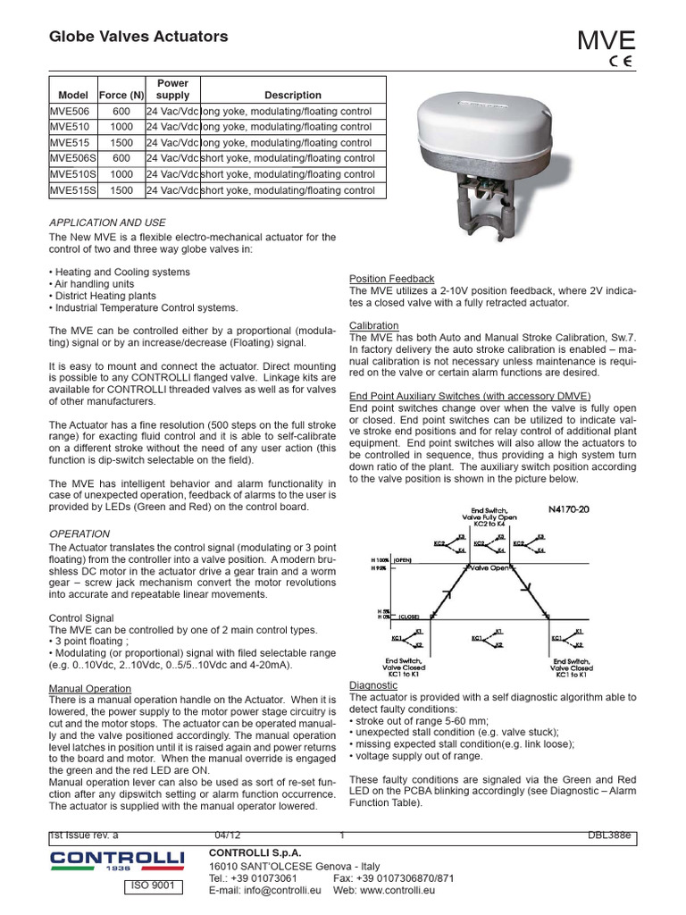 MVE DBL388e | PDF | Power Supply | Valve